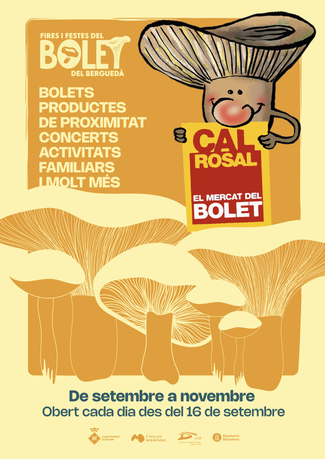 Amb l'arribada de la tardor, torna el Mercat del Bolet de Cal Rosal ...